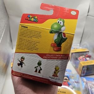 Jakks | Toys | 7 Super Mario Bros Yoshi Mario Cappy Fire Ice Figure 25 ...